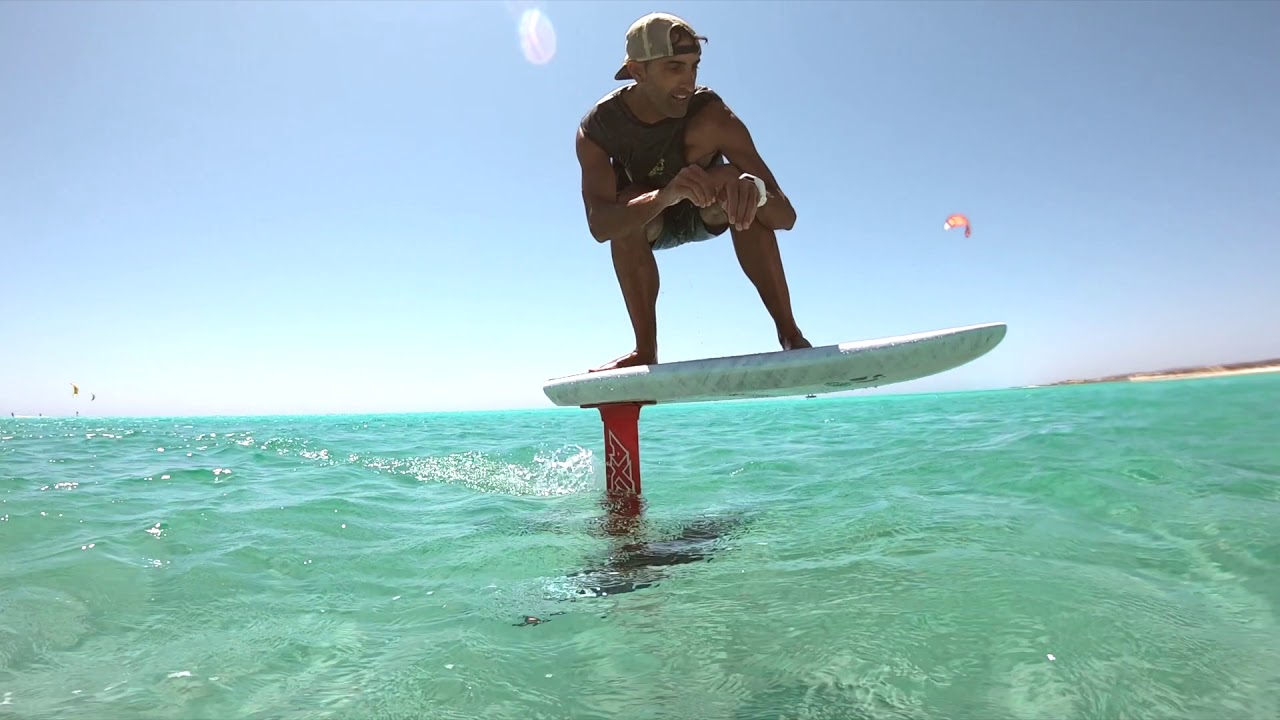 How To Beach Start. Flat Water Foiling in Paradise! - YouTube
