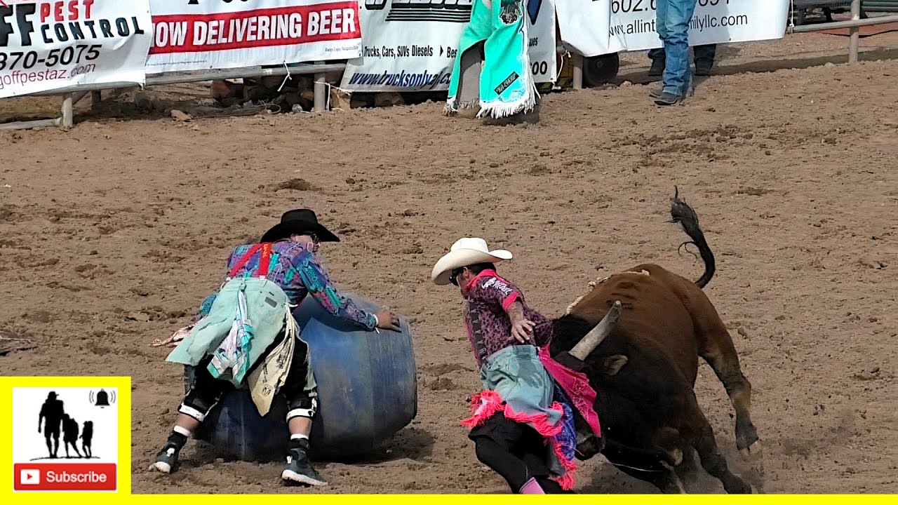 Bull Riding Set 1 - 2022 Lost Dutchman Days Rodeo | Sunday - YouTube