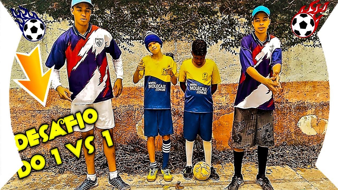 DESAFIO DO 1 VS 1 !!!-DESAFIOS DE FUTEBOL - YouTube
