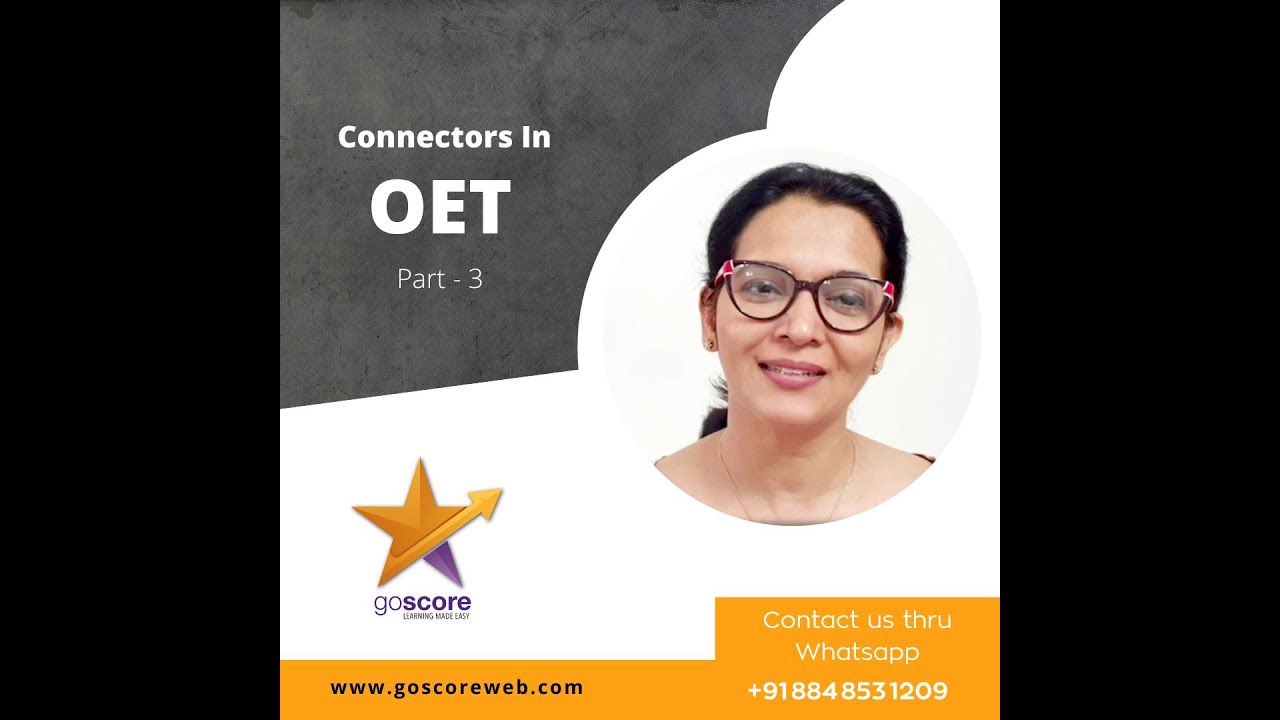 Connectors in OET - YouTube