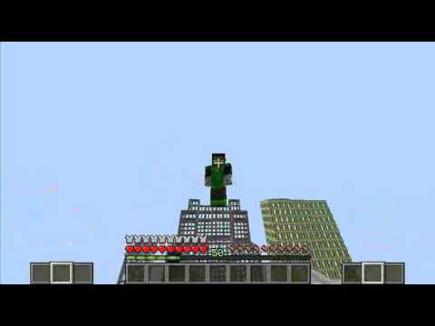 Minecraft - Green Lantern (Super Heroes Unlimited mod 1.7.10) - YouTube