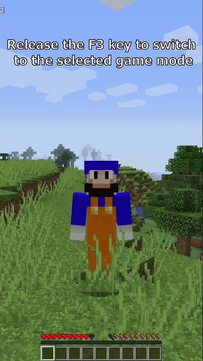 How To QUICKLY Switch Your Gamemode in Minecraft #shorts - YouTube