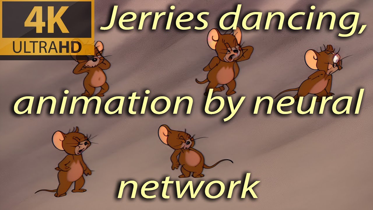 "Tom and Jerry" - Jerries dancing, Stable Diffusion neural network ...