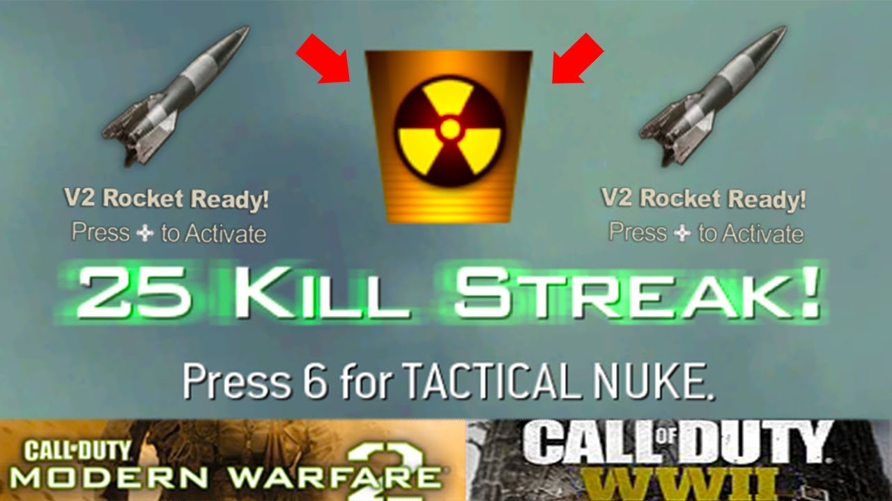 MW2 Tactical NUKE vs WW2 V2 Rocket (Past & Present) - YouTube