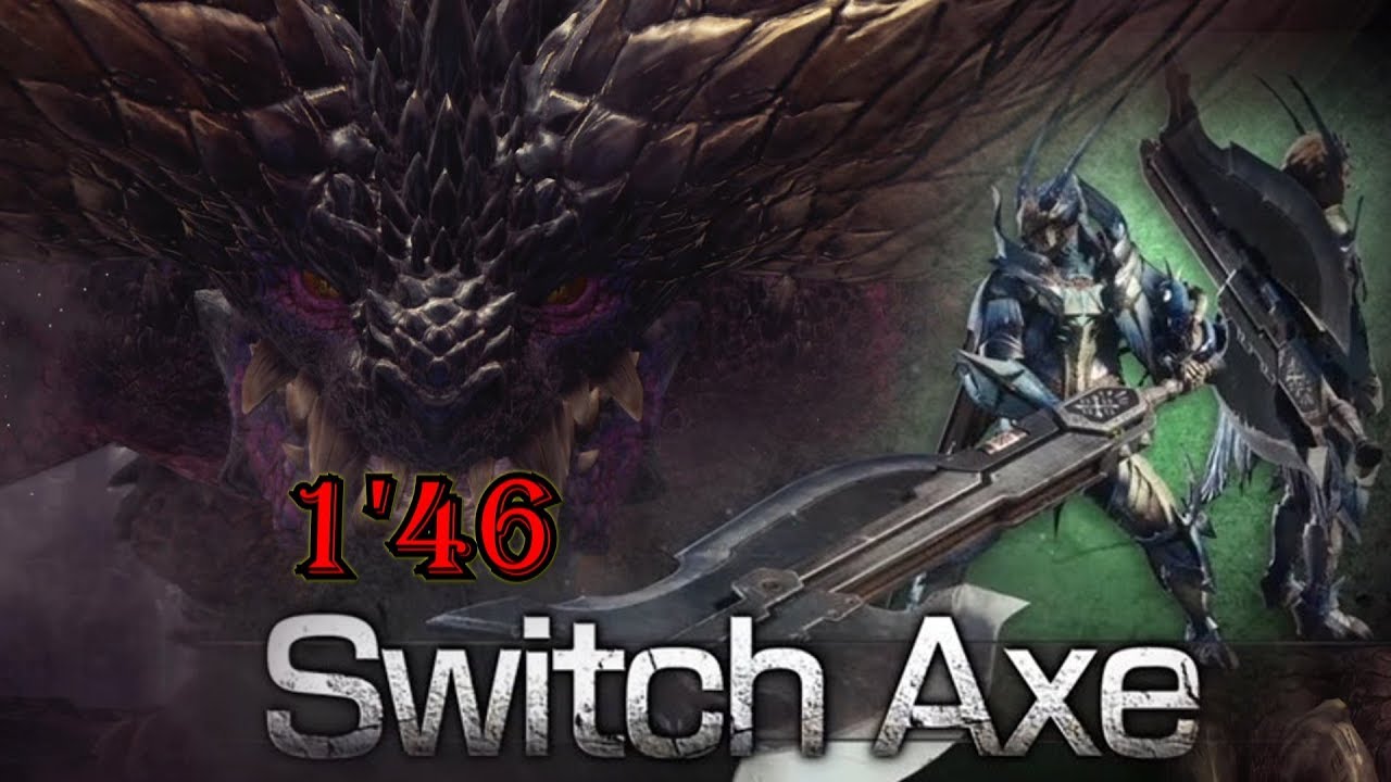 MHW - Nergigante 1'46' Deviljho's switch axe : Terror Tyrannos (mainly ...