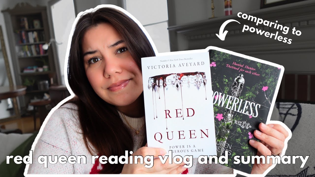 cold snowy reading vlog | red queen vs. powerless debate - YouTube