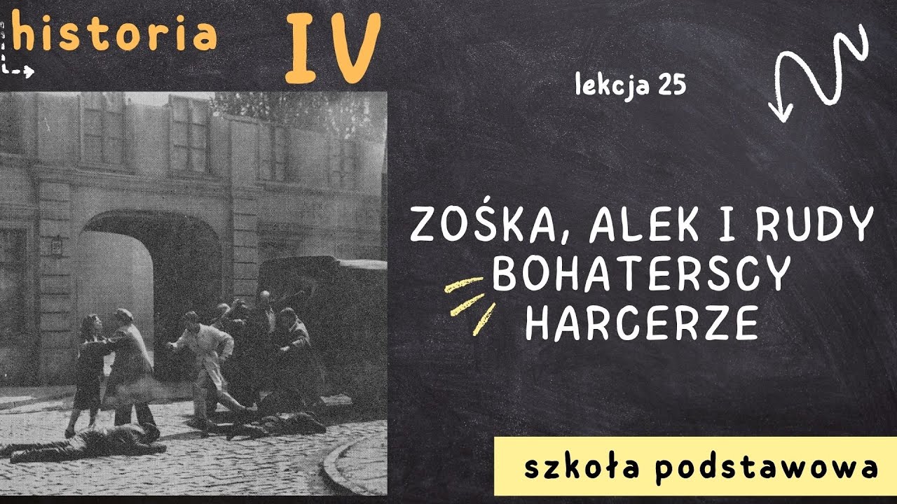 Historia 4 [Lekcja 25 - Zośka, Alek i Rudy - bohaterscy harcerze] - YouTube
