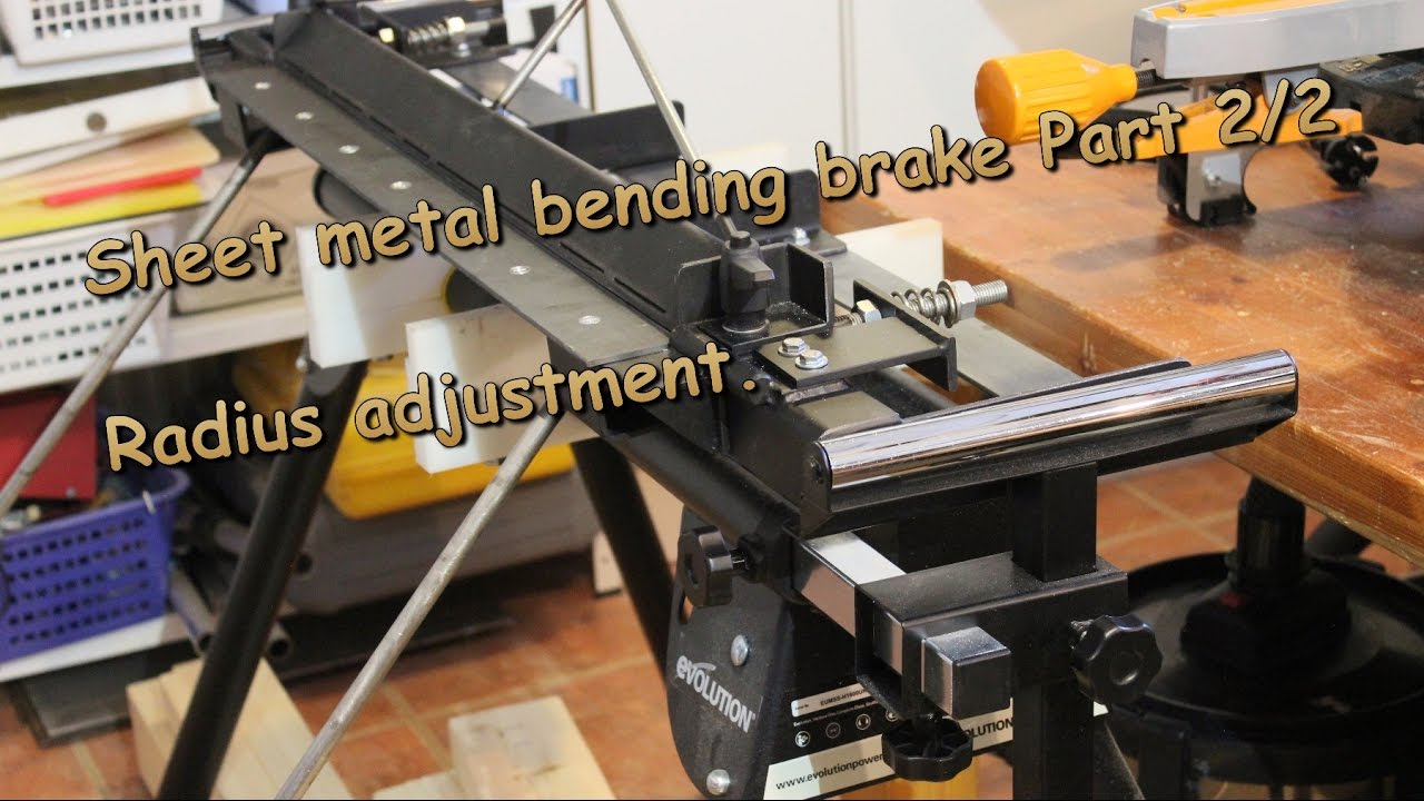 Metal working: Sheet metal bending brake. Part 2 / 2 - YouTube