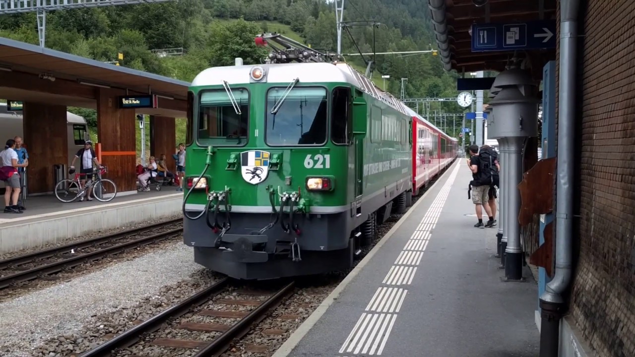 Station Filisur, 31 juli 2017, 12 uur - YouTube