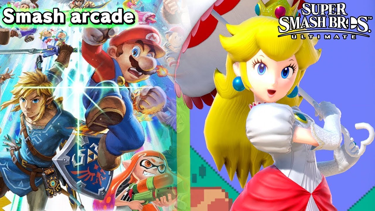 Super Smash Bros Ultimate|Gameplay Español|Modo Arcade De Dos: Peach y ...