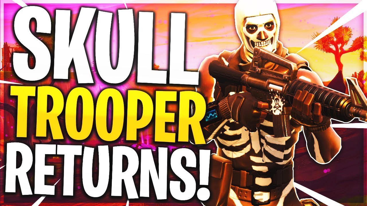 SKULL TROOPER SKIN RETURNS in Fortnite Battle Royale! - New Skull ...