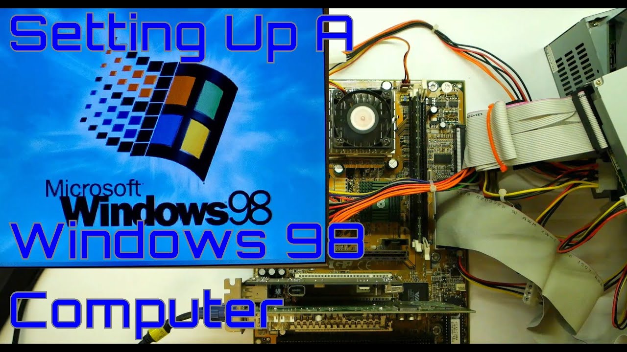 EW0038 - Setting Up A Windows 98 Computer - YouTube