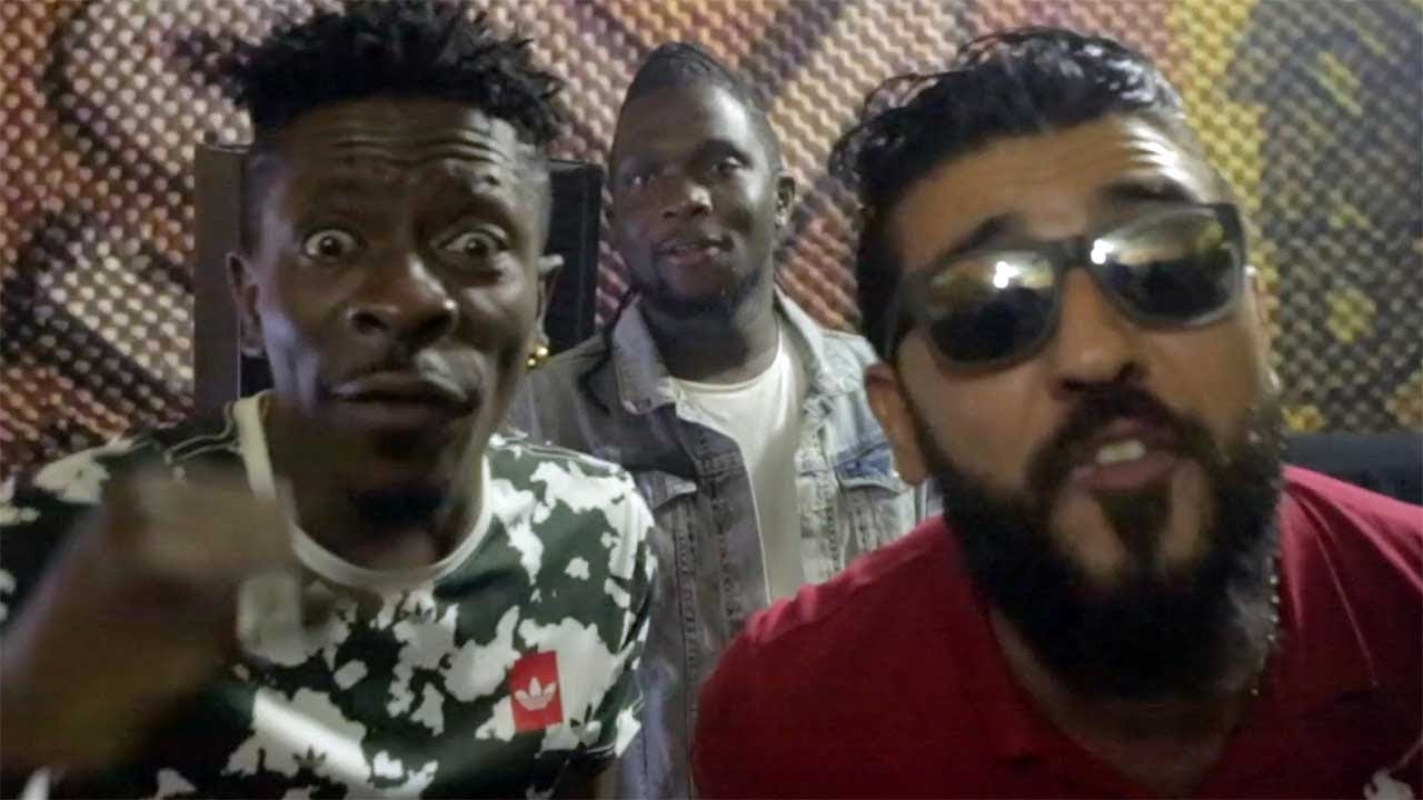Shatta Wale - Fun in the SM studio - YouTube