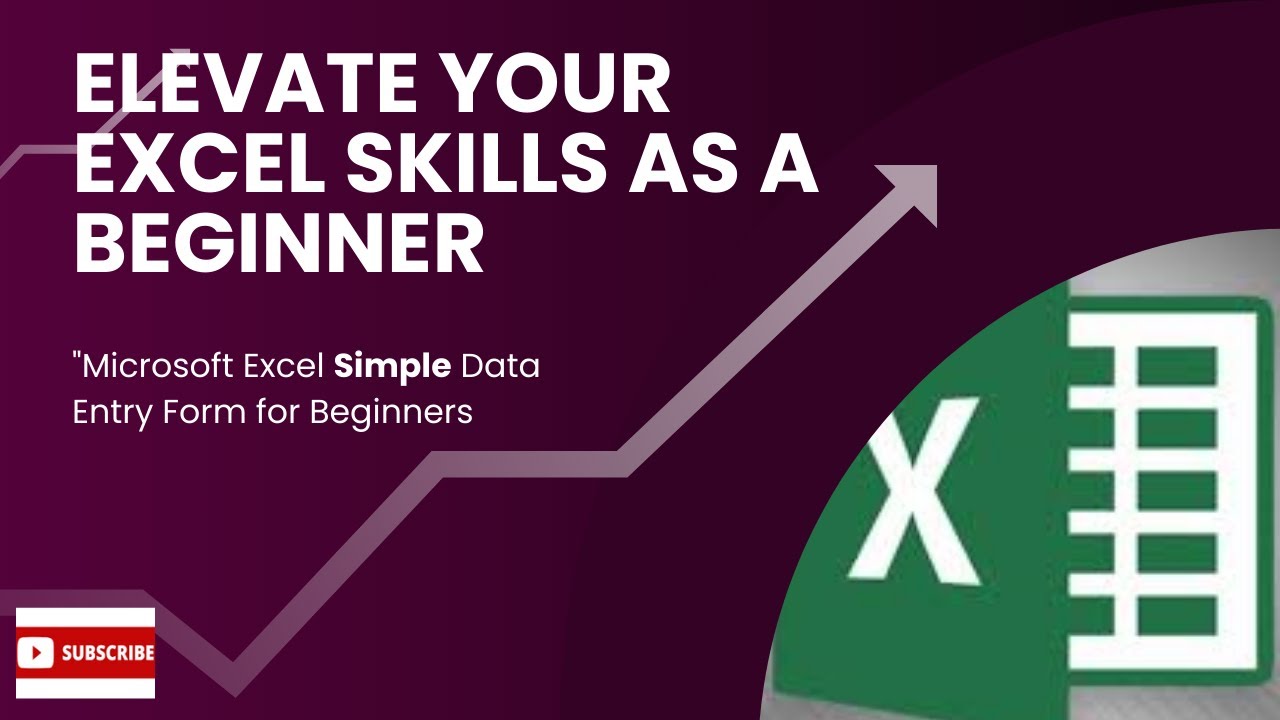 Microsoft Excel Data Entry for Beginners | How to Create an Excel Form ...