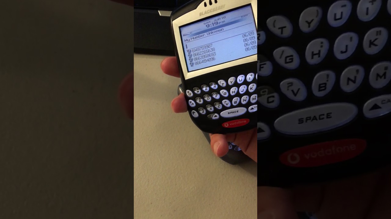 Blackberry 7290 in 2017 - YouTube