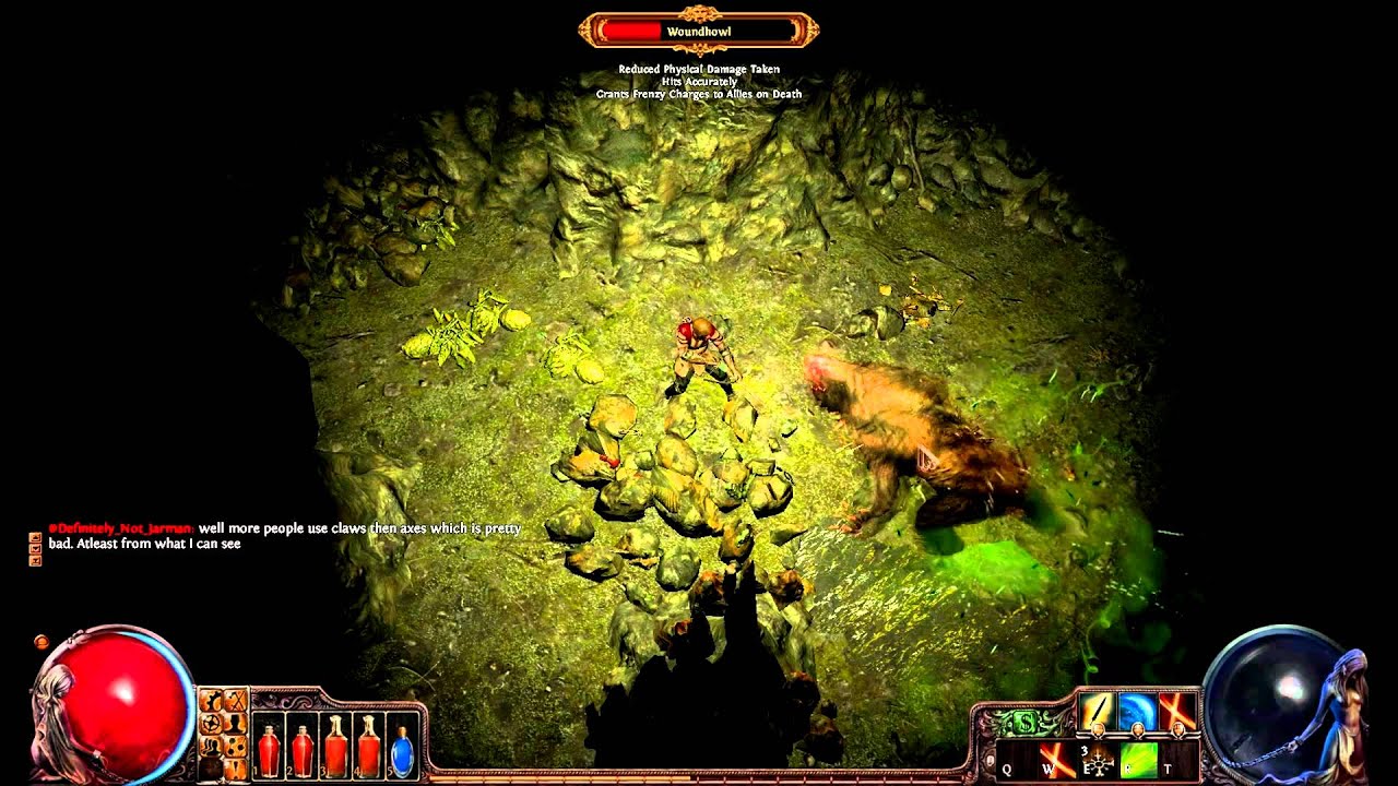 Path Of Exile- Old Fields/Cave Gameplay HD - YouTube