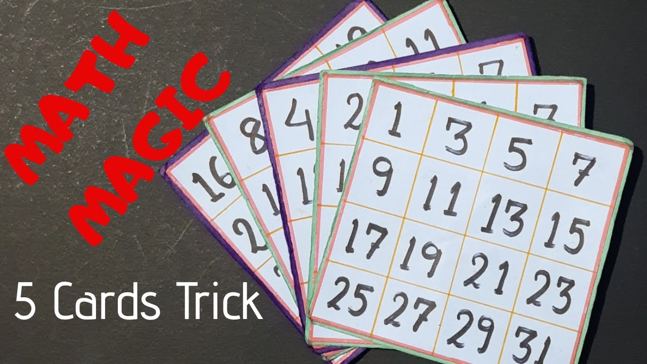 5 Cards Amazing Math Magic. - YouTube