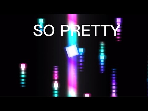 How does Geometry Dash look with rainbow outlines? #geometrydash - YouTube