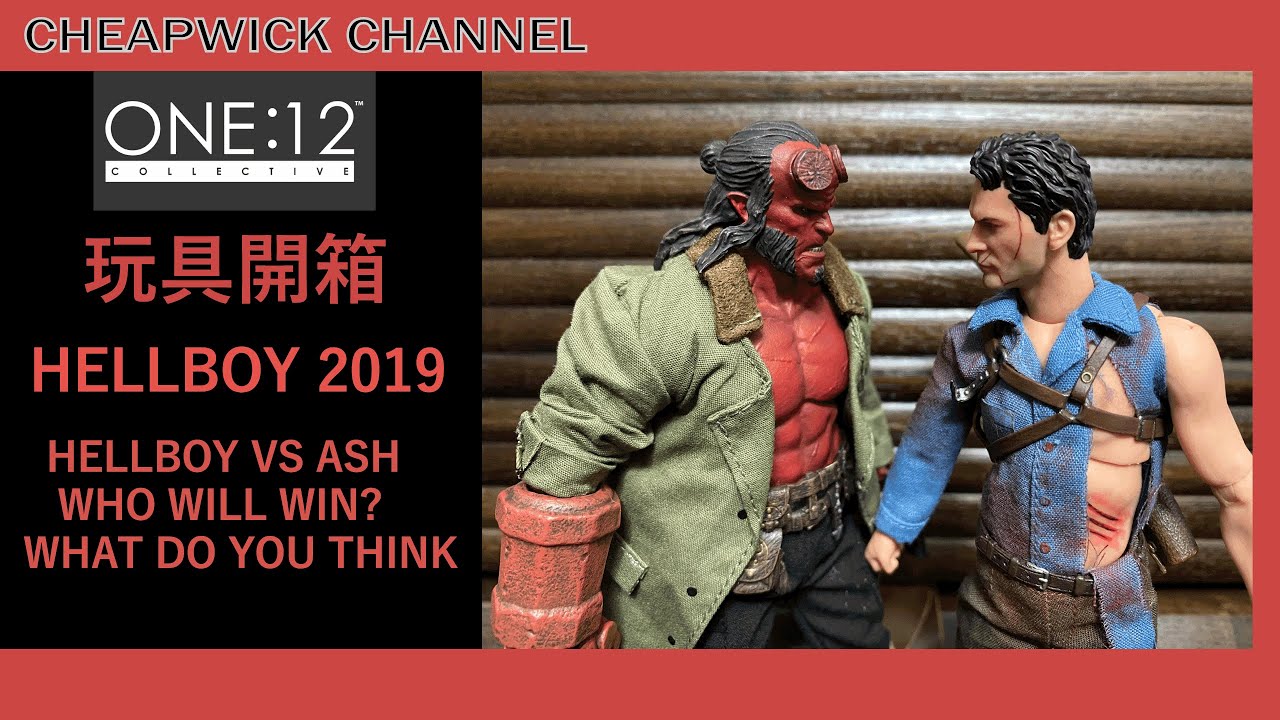 [玩具開箱]MEZCO HELLBOY 2019! HELLBOY VS ASH , WHO WILL WIN? - YouTube