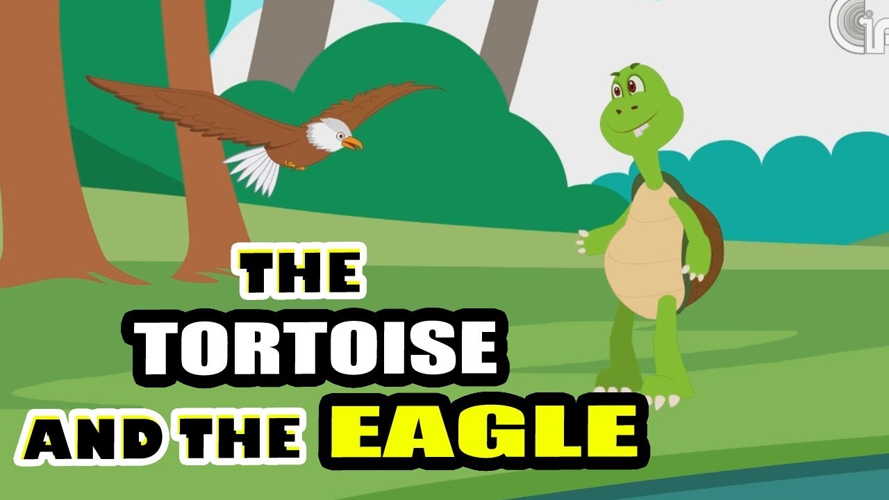 Moral Story For Kids in English | The Tortoise And The Eagle | Animal ...
