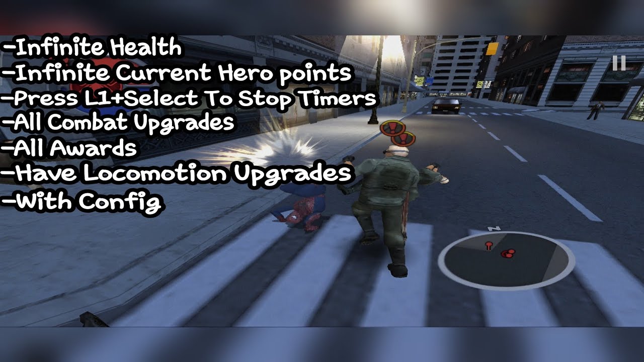 cheat patch code spiderman 2 aethersx2 emulator ps2 android - YouTube