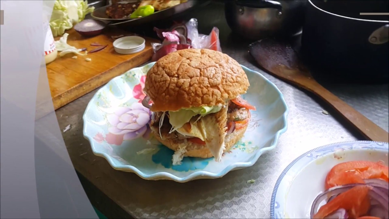 How to make VENEZUELAN BURGER?? - YouTube