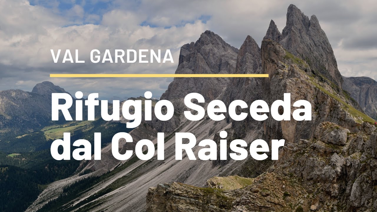 SECEDA - dal col raiser al rifugio seceda, santa cristina - YouTube