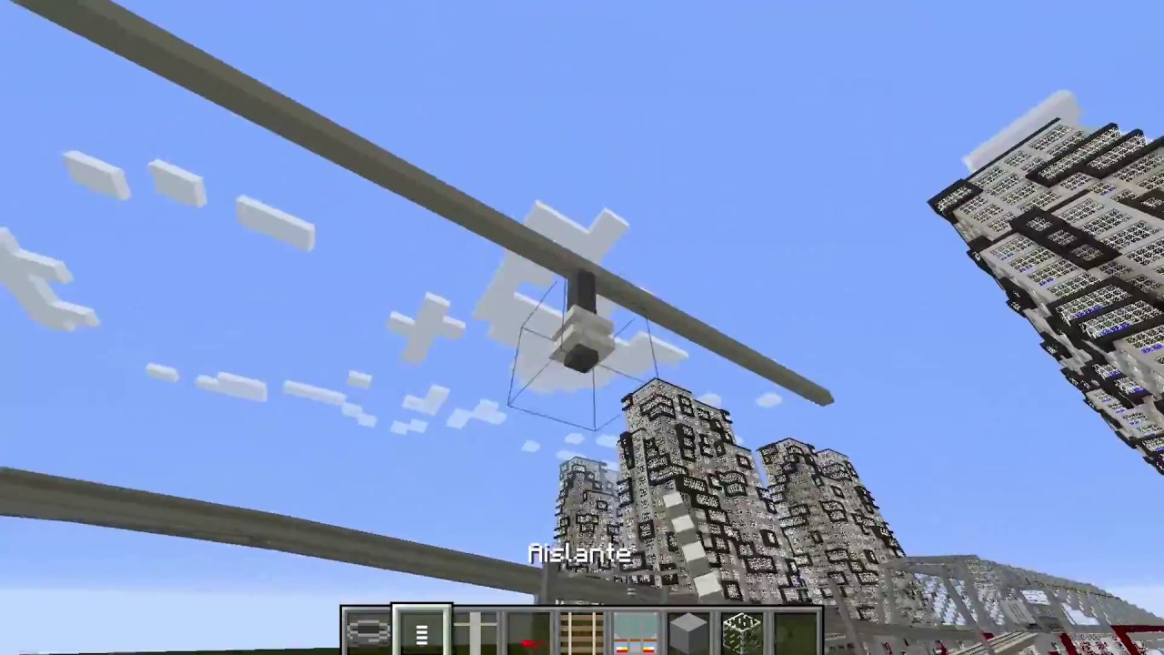 Minecraft Real Train Mod - Building a big bridge - YouTube