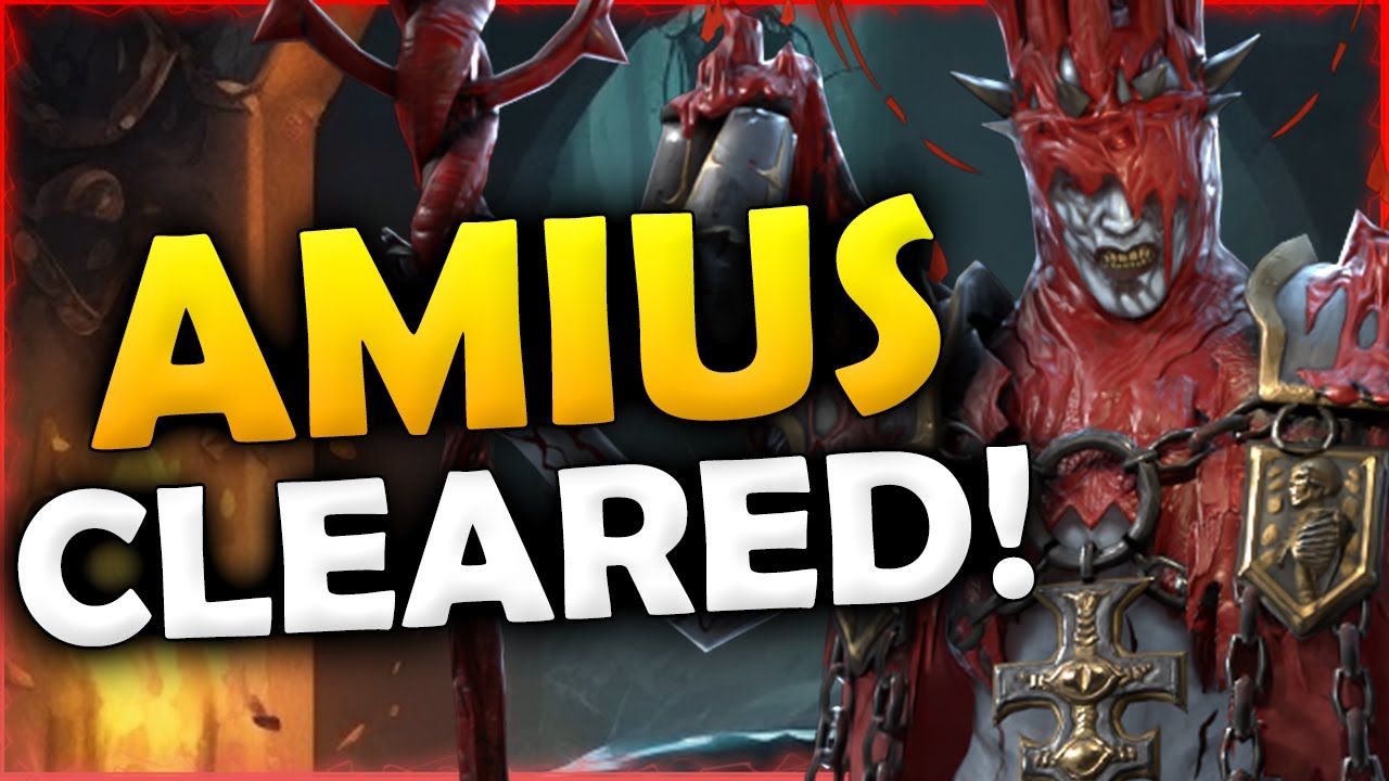 AMIUS STEP BY STEP CLEAR! ROTATION 4 CURSED CITY | RAID SHADOW LEGENDS ...