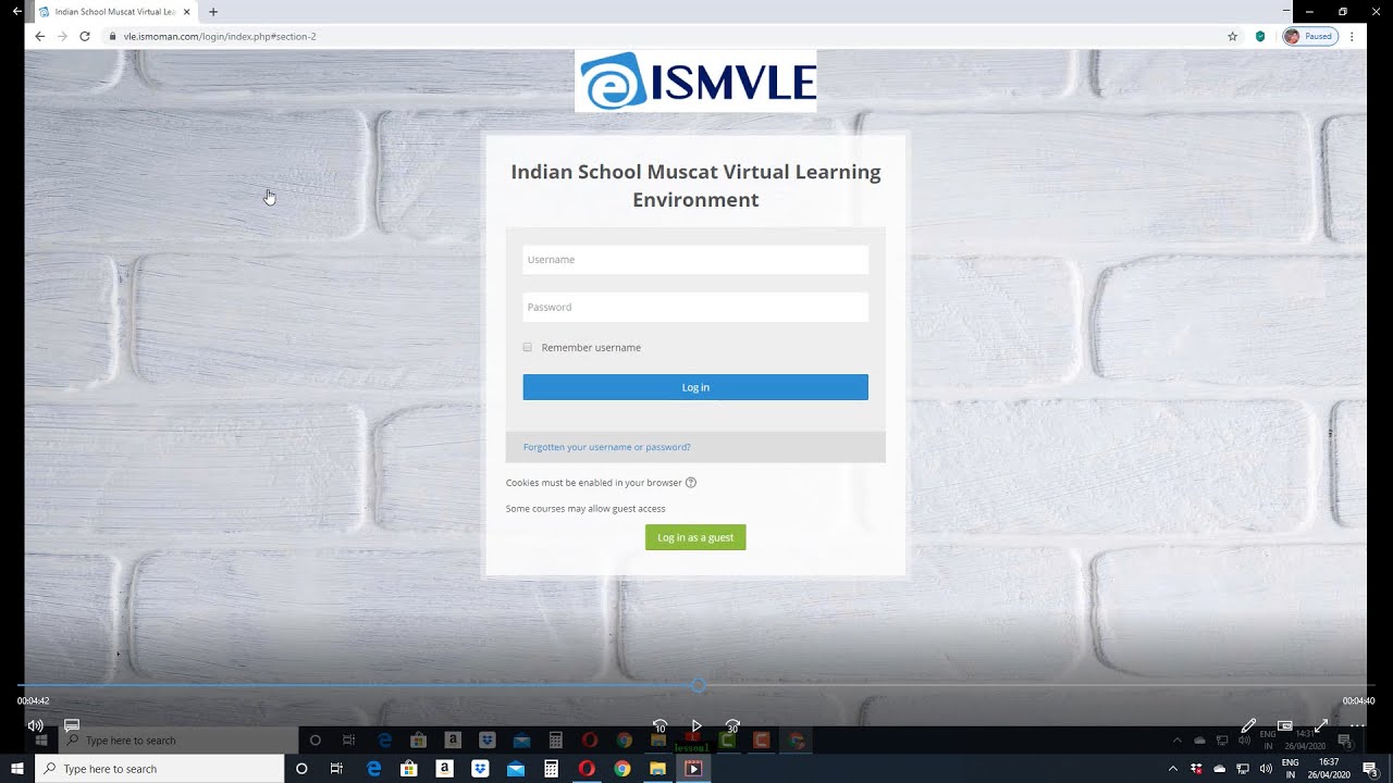 login to ISM VLE - YouTube