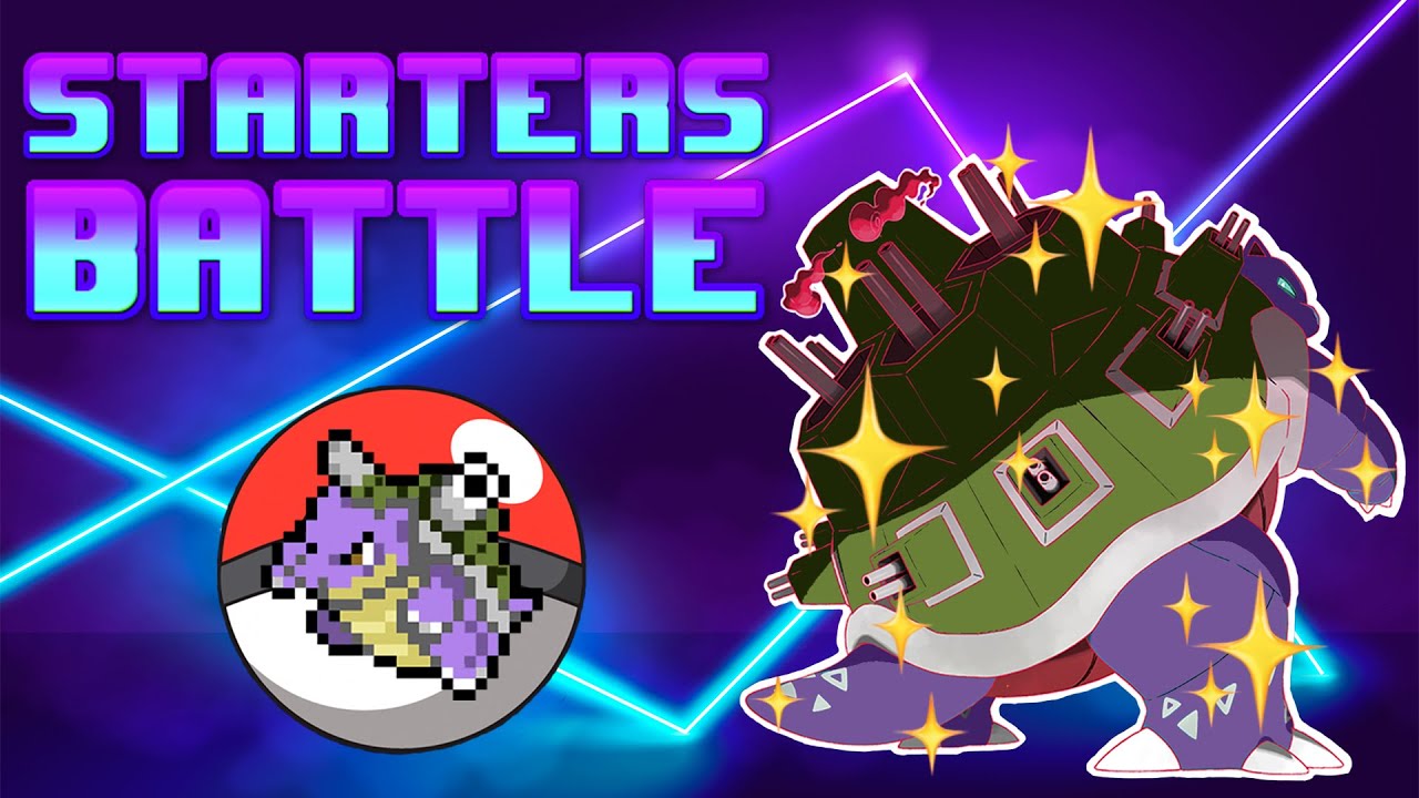 💧 🔥🌱 STARTERS BATTLE!!! DEFINICIÓN SORTEO BLASTOISE GIGAMAX SHINY ...