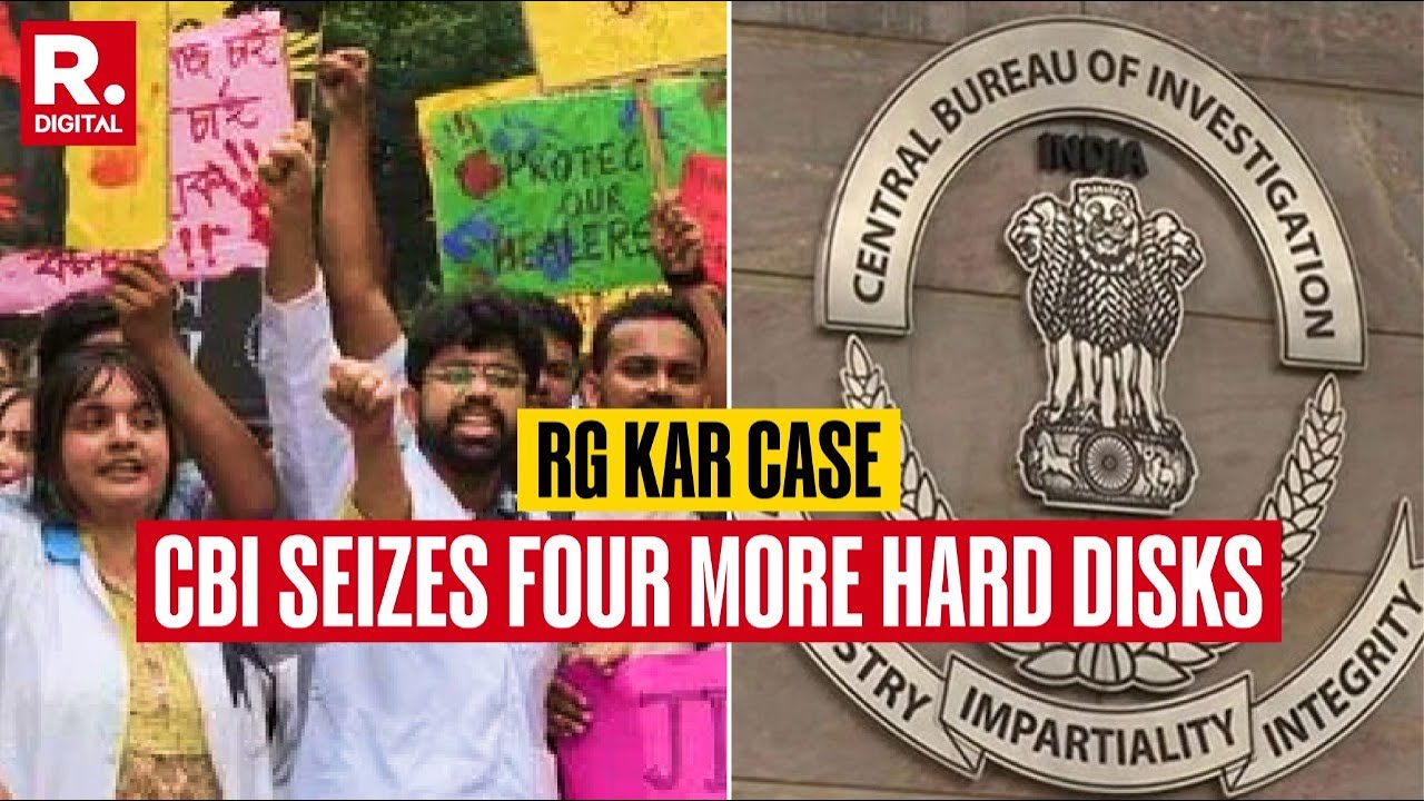 RG Kar Case: CBI Seizes Four Additional Hard Disks in RG Kar ...