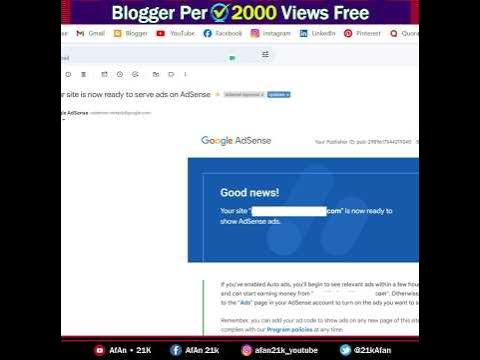how to increase traffic on blogger website | 2000 Views Fast Adsense Approval Trick #shortsvideo ...
