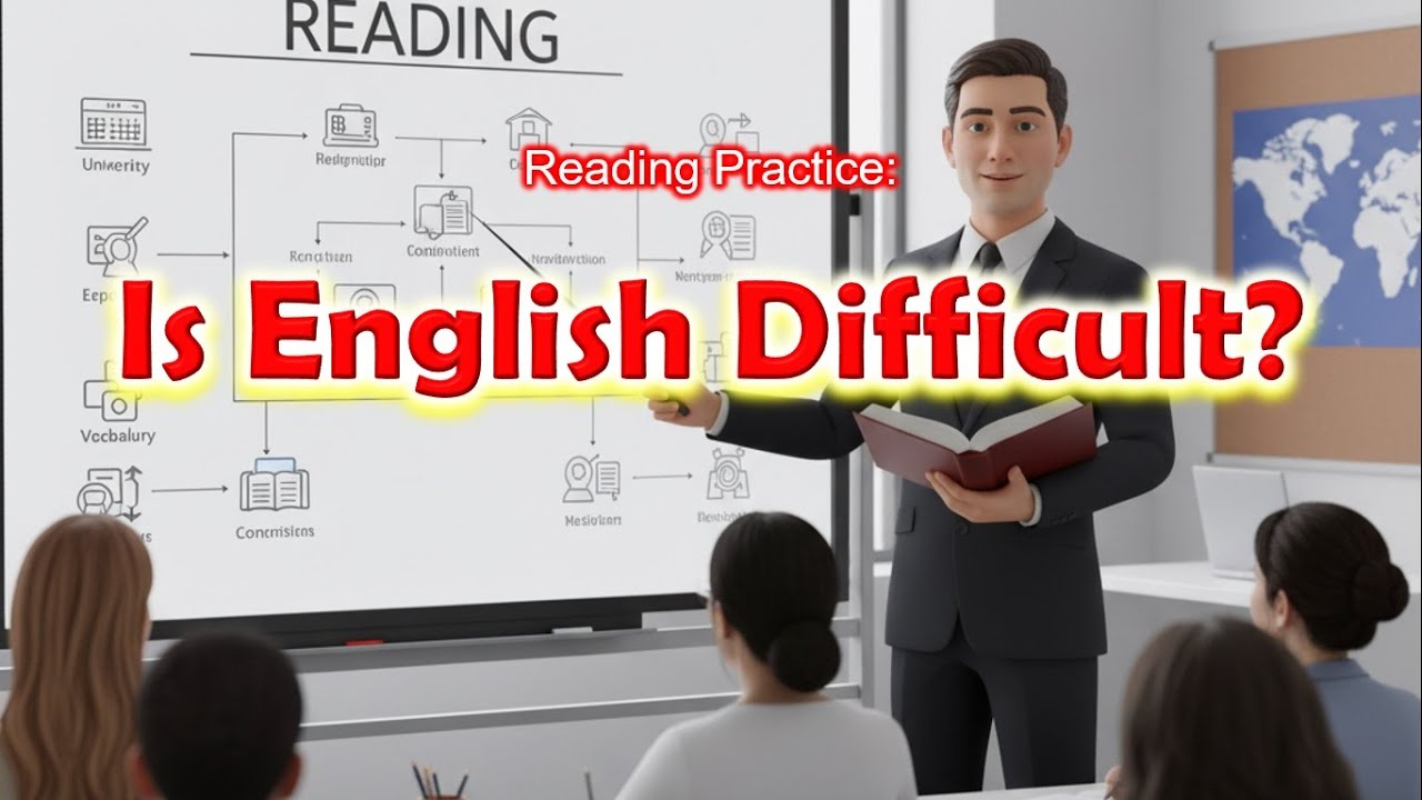Reading Practice: Is English Difficult? #readingskills #readingpractice ...