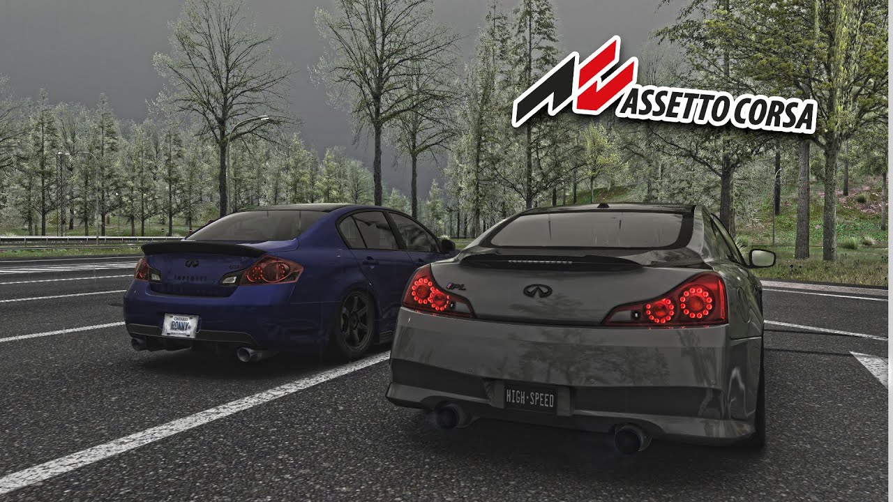 Infiniti G37 S Sedan vs G37 IPL Coupe Cutting Up Southern State Parkway ...