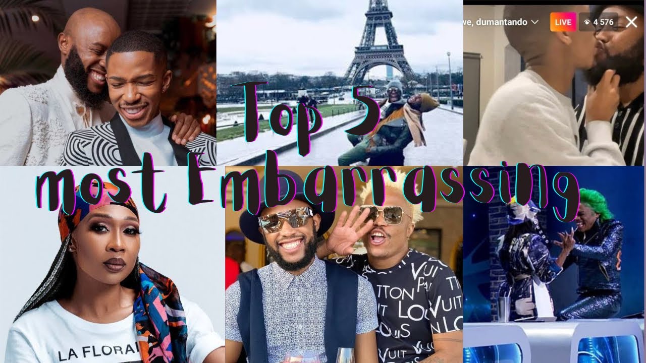Top 5 most embarrassing 🇿🇦 celebrity moments - YouTube