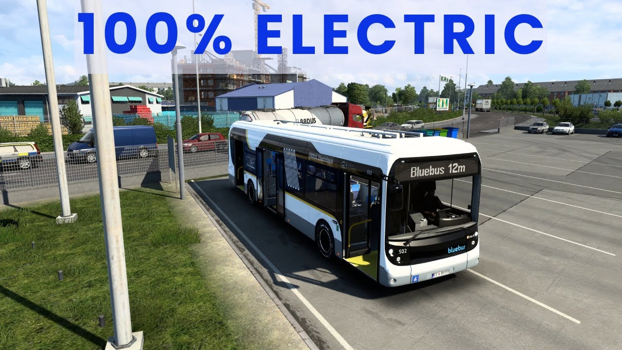 ETS2 1.47 | 100% Electric Bus | Vasteras (S) - Uppsala (S) - Stockholm ...
