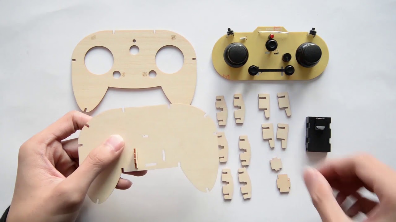 Homemade DIY Scratch Built Wooden Quadcopter stable flight Helicopter ...