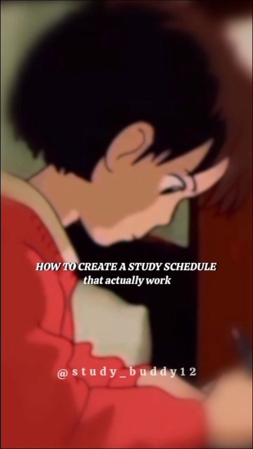 HOW TO: Create a study schedule that actually works || #shorts #study #motivation #goals # ...