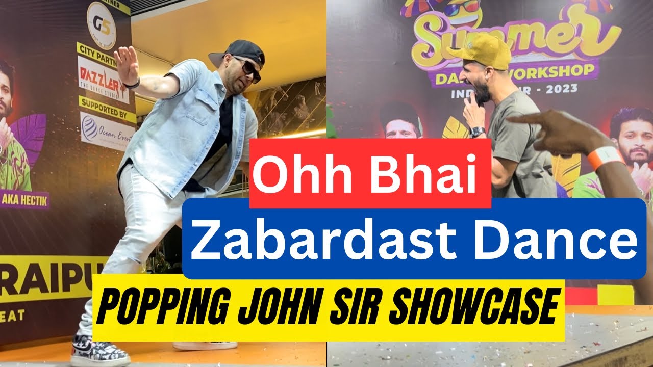 Popping John India Tour | Poppinh John Showcase #dance #worldofdance ...