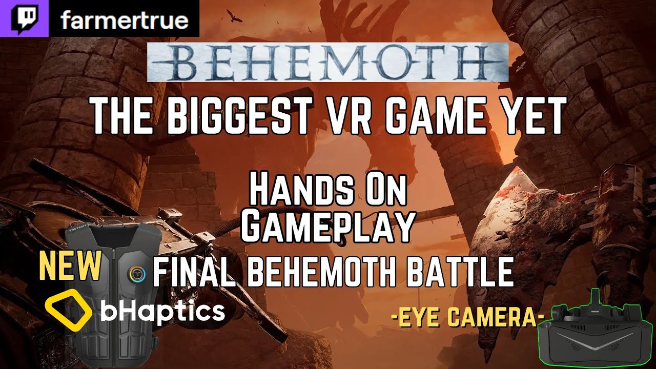 The BIGGEST VR Game Ever! Behemoth! & Inverse! NEW TactSuit Pro #vr # ...