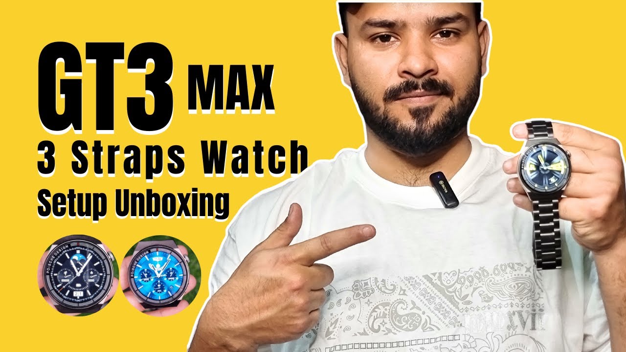 Porsche Gt3 Max Smart Watch Review & Connect to Phone - Tech By Ali ...