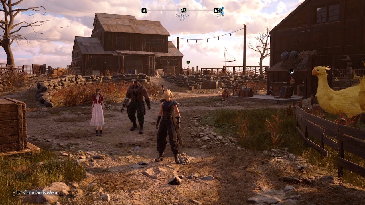 Game Music with landscape scene Final Fantasy 7 remake rebirth Junon ...