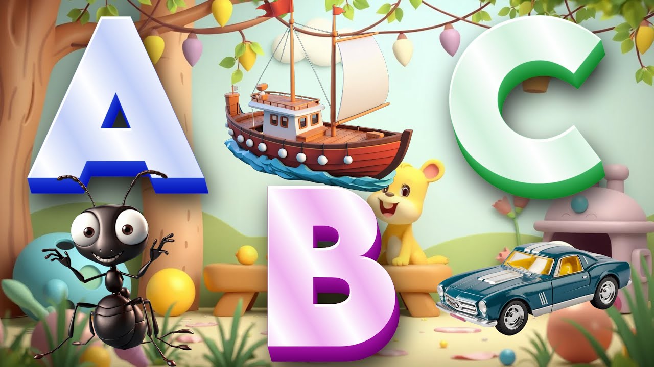A is for Ant, ABC Phonics Song- Toddler Learning Video Songs, ABC ...