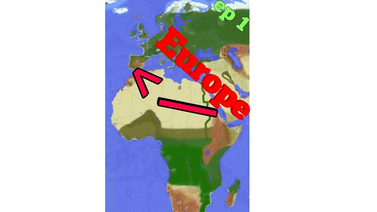 LE MONDE RÉEL RECRÉÉ DANS MINECRAFT ?! - Episode 1 nations glory ...