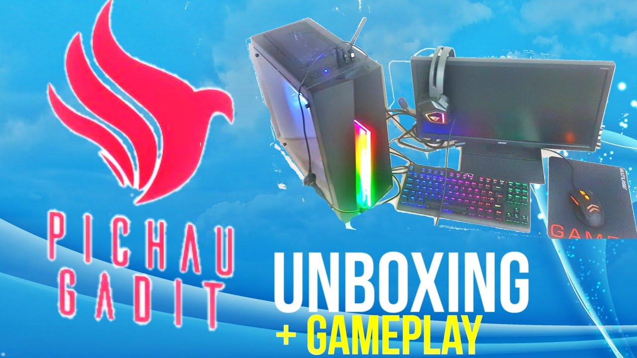 UNBOXING PC GAMER PICHAU HOME + TESTE JOGANDO!!!!! - YouTube