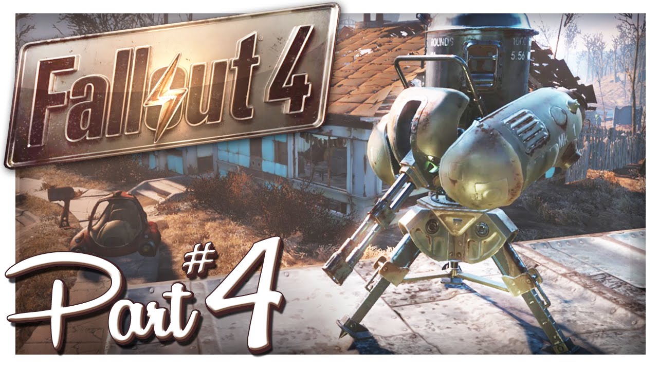 BASE BUILDING & DEFENSE TURRETS! | Fallout 4 Gameplay Part 4 (PC Let's ...