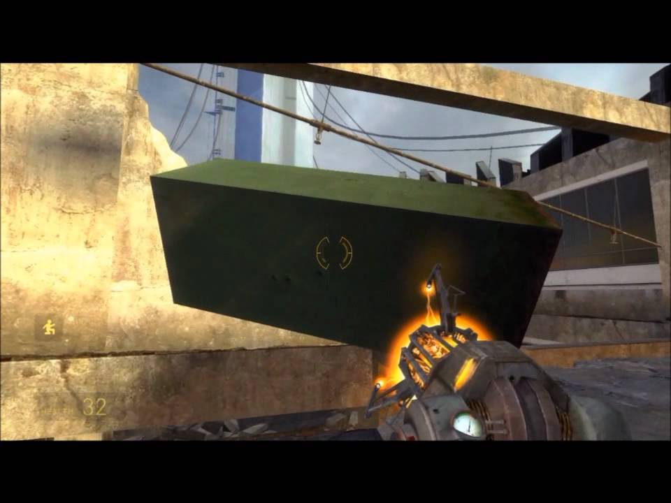 Half Life 2 Part 36 - Giant Laser Beam - YouTube