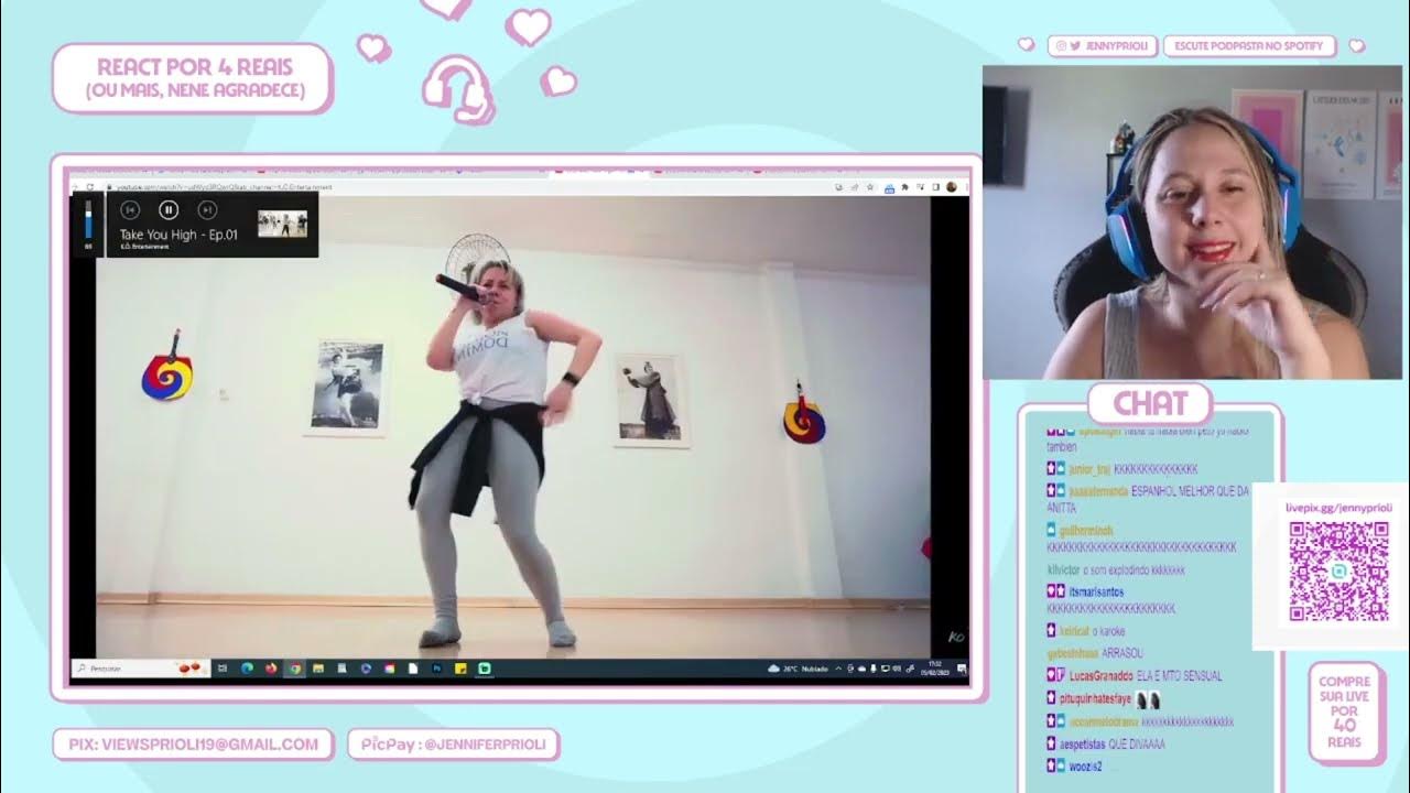 JENNY PRIOLI REAGINDO AO REALITY "TAKE YOU HIGH" - EPS 01 E 02. - YouTube