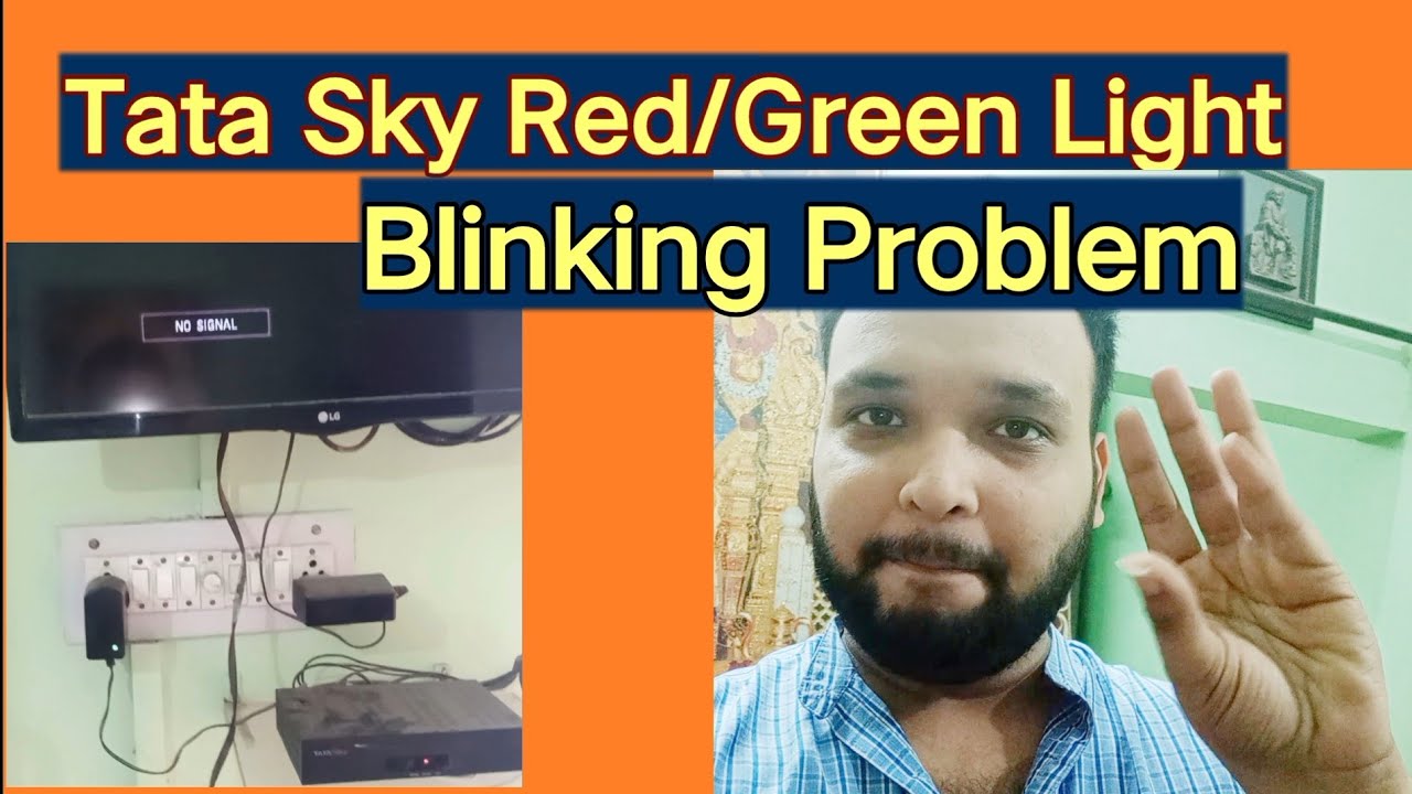 Tata sky red light problem || Tata Sky SD Set Top Box Red Led Light ...